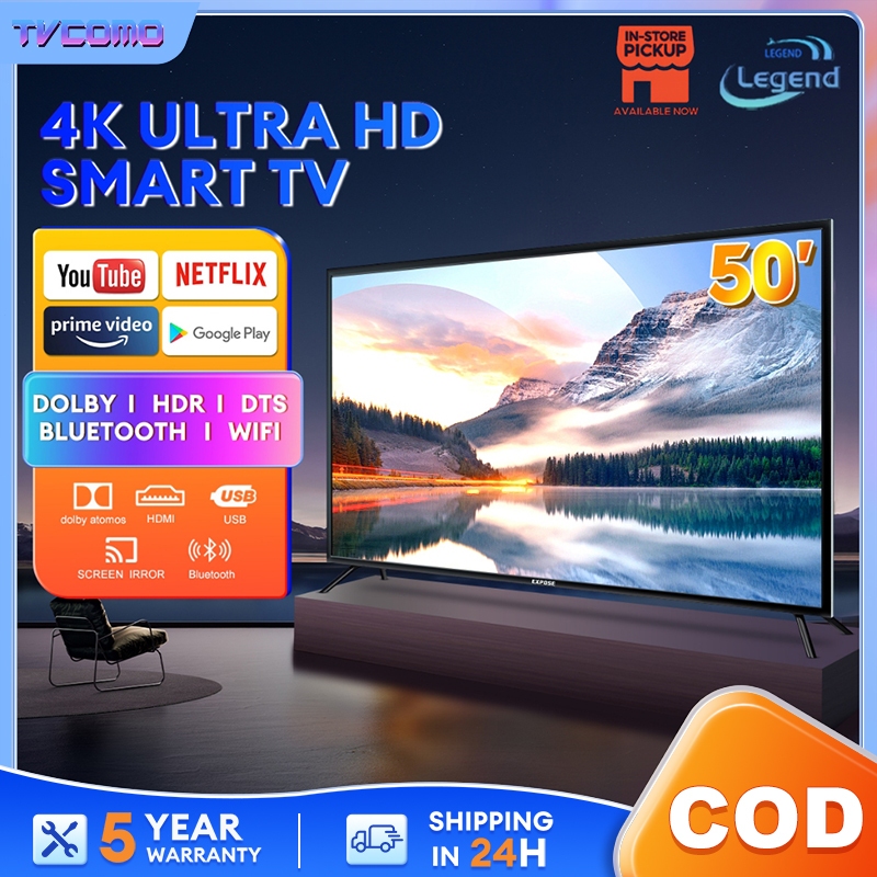Android TV 50 inch Smart TV LED Television 50/55/65 inch With WiFi ...