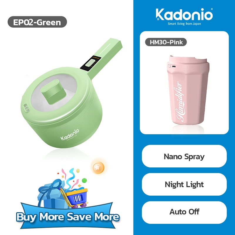 【FREE GIFT】KADONIO 電煮鍋 Multifunction Electric Smart Cooking Pot Multi Cooker with Steamer Rice ...