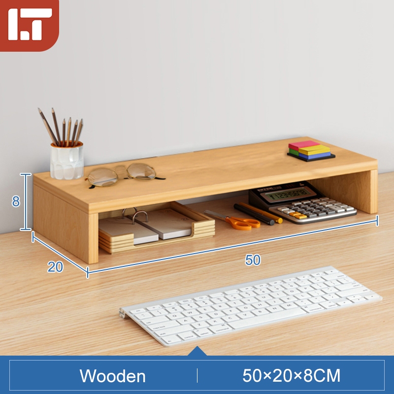 Monitor Stand Riser Desk Organizer Desktop height riser extender ...