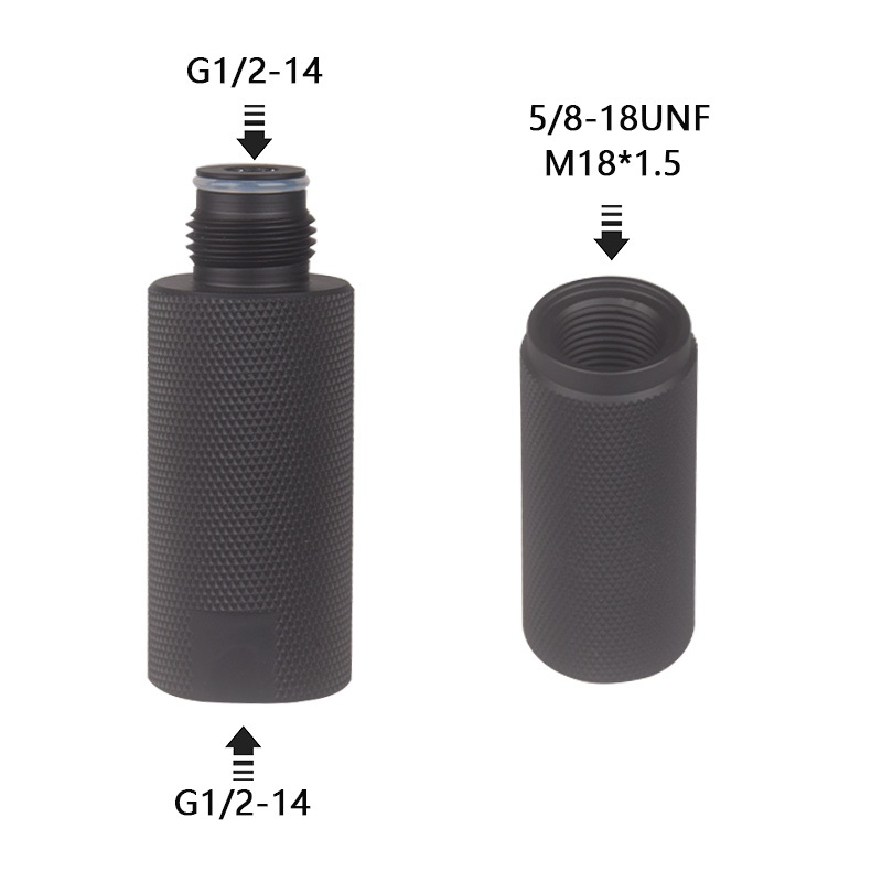 HPA G1/2-14 Pressure Relief Valve Filling Adapter Threaded Fitting Air ...