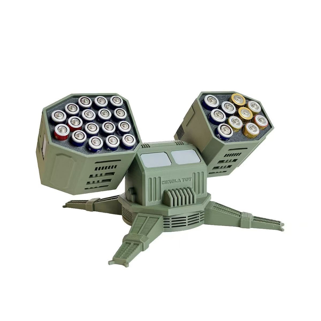 Cool Battery Storage Warehouse 3D Printing Battery Storage Box ...