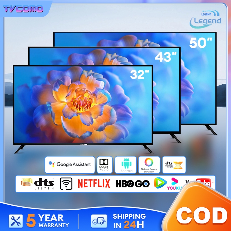 Android TV 32 inch Smart TV Android 12.0 TV 4K Ultra HD LED Murah ...
