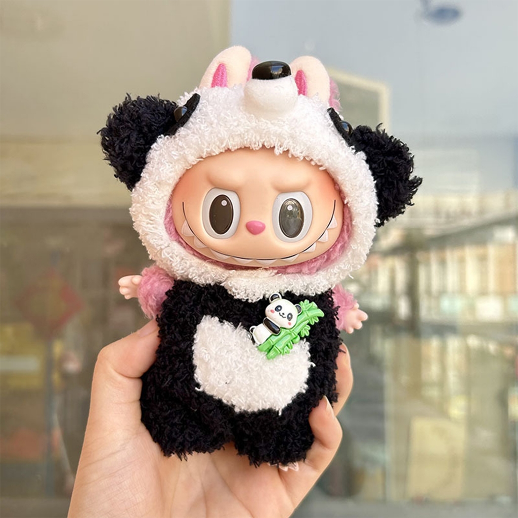 Labubu doll, Labubu NAM outfit, strawberry bear, blouse, bra, trim ...