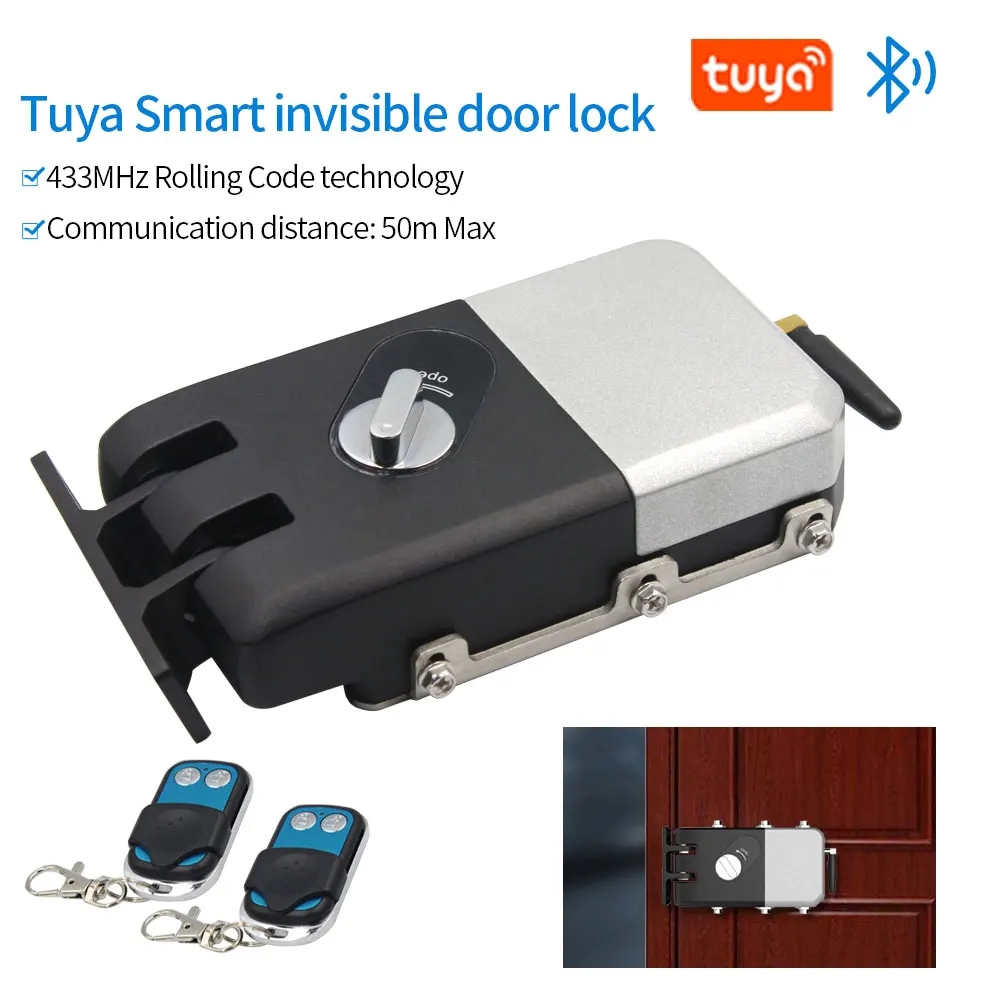 Tuya Smart Home Bluetooth Electric Smart Door Lock Wireless Control ...