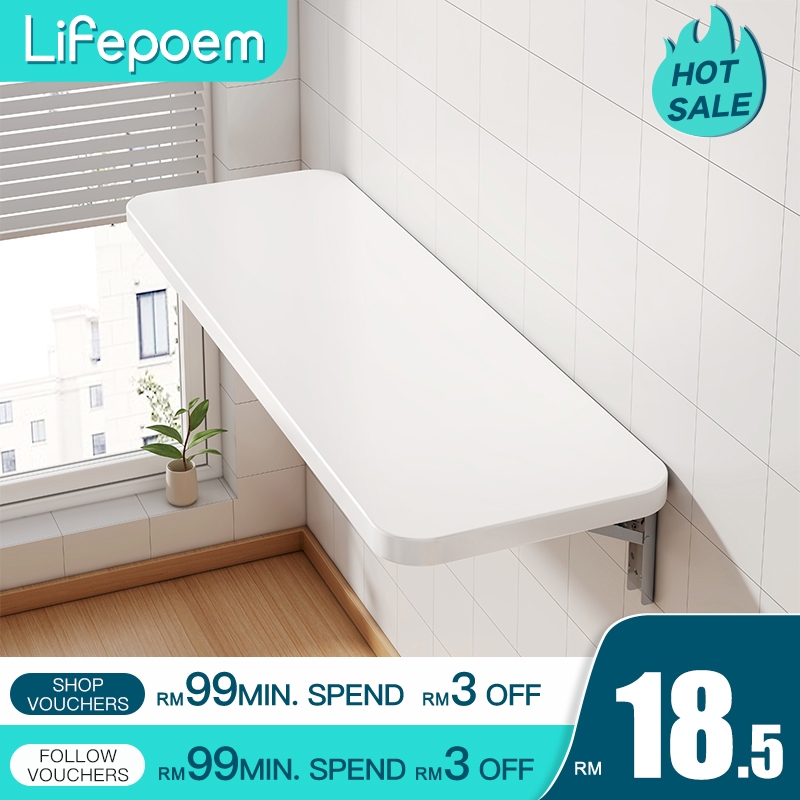 Meja Lipat Dinding Foldable Table Corner Desk Meja Lekat Dinding Meja ...