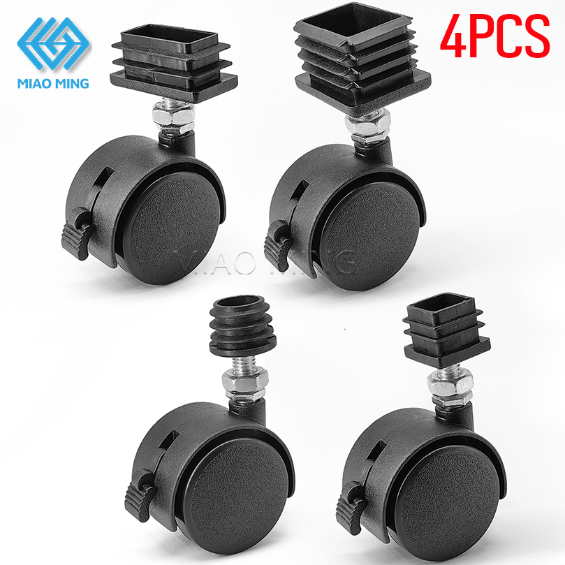 Furniture wheel Swivel chair stopper 4 wheel roda M8 roller castor ...