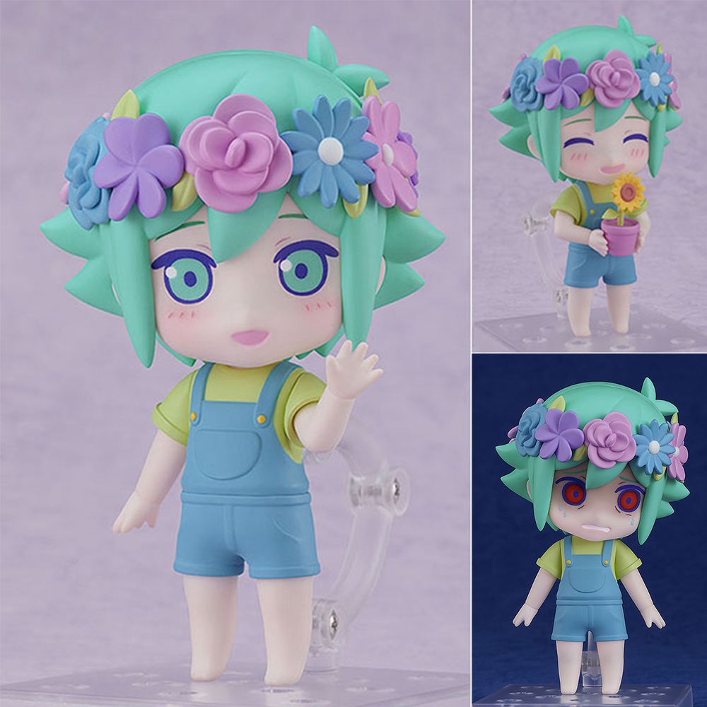 Nendoroid figure model OMORI Basil 2057 size 10 cm Change Face Anime ...