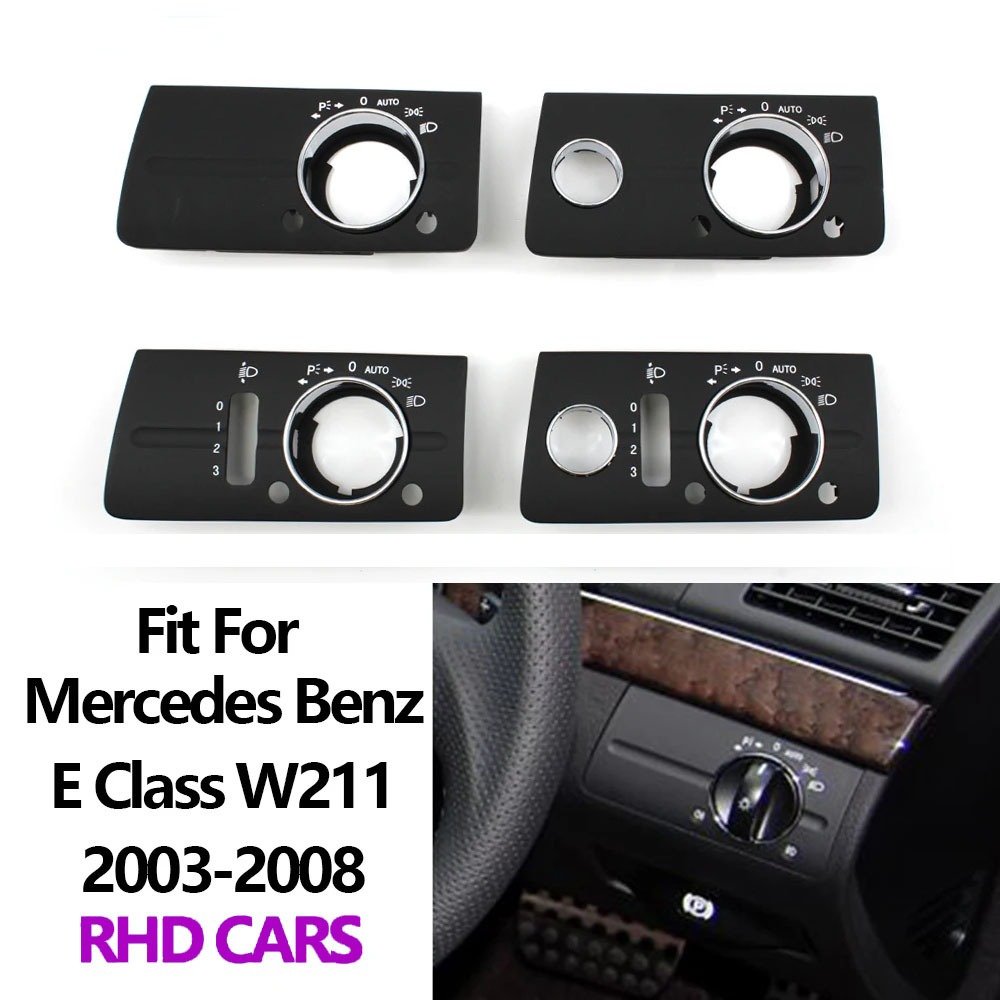 RHD Front Dashboard Headlight Lamp Switch Cover Trim Replacement For ...