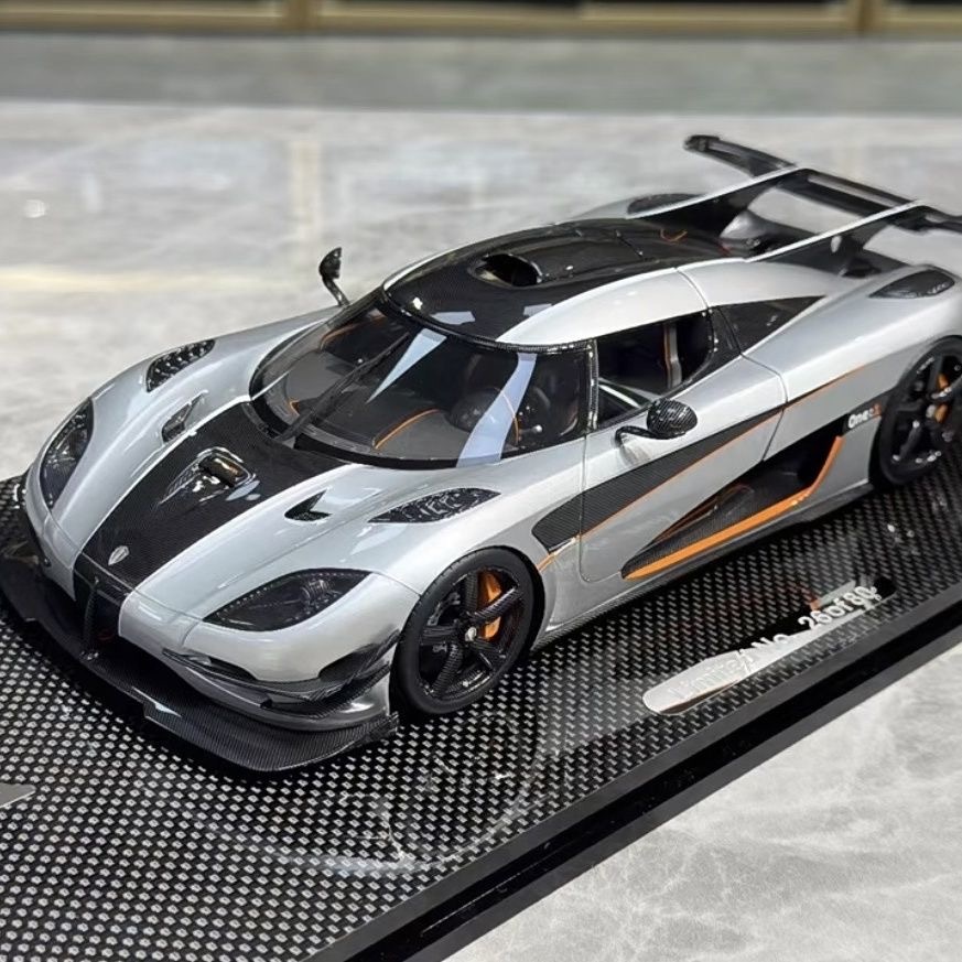 KKangT Genuine Hobby Car Model KOENIGSEGG ONE1、JESKO 1:24 Alloy car ...