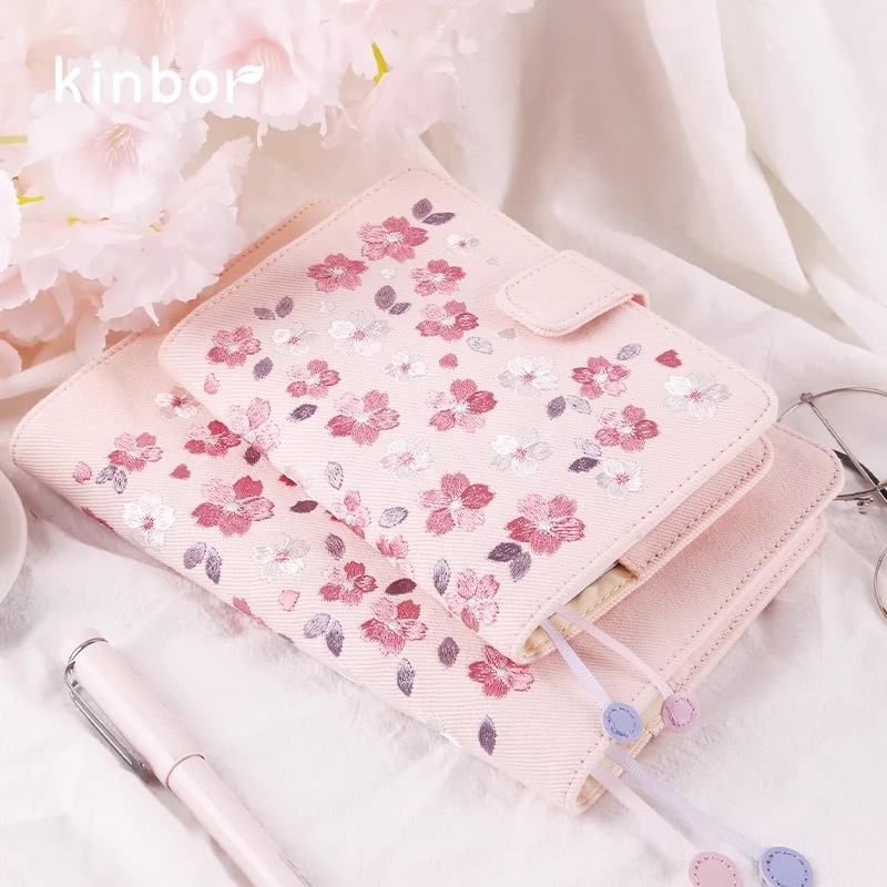 Kinbor Japanese Style ins Chaohua Early Sakura Handbook Pink Handbook ...