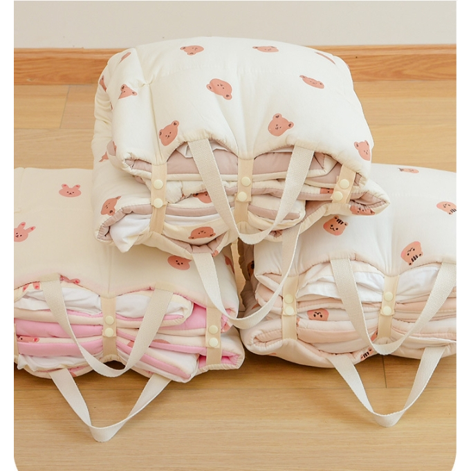Kindergarten Baby Nap Pad Baby Outing Portable Folding Pad Pure Cotton ...