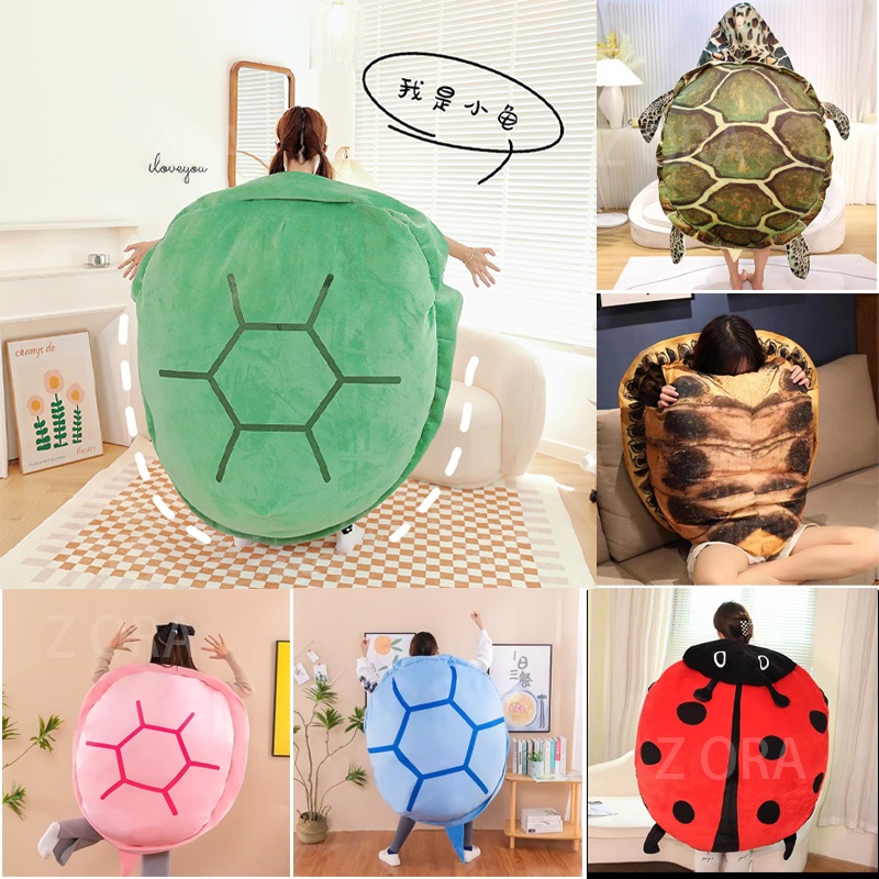 【ZORA Toy City】Turtle pillow fun turtle plush toy kura kura mainan ...