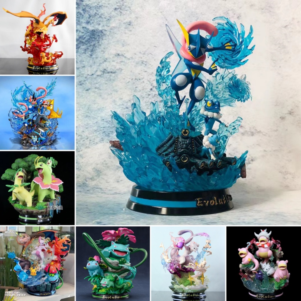 Pocket Monster Pokemon Pikachu Charizard Mewtwo Greninja Gengar Lucky ...