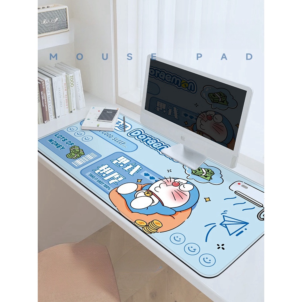 Doraemon Oversized Mouse Pad Cartoon Computer Desk Pad Anime Female ...