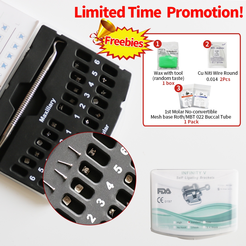 1Pack Orthodontic Dental Self Ligating Standard Torque Infinity V Damon ...