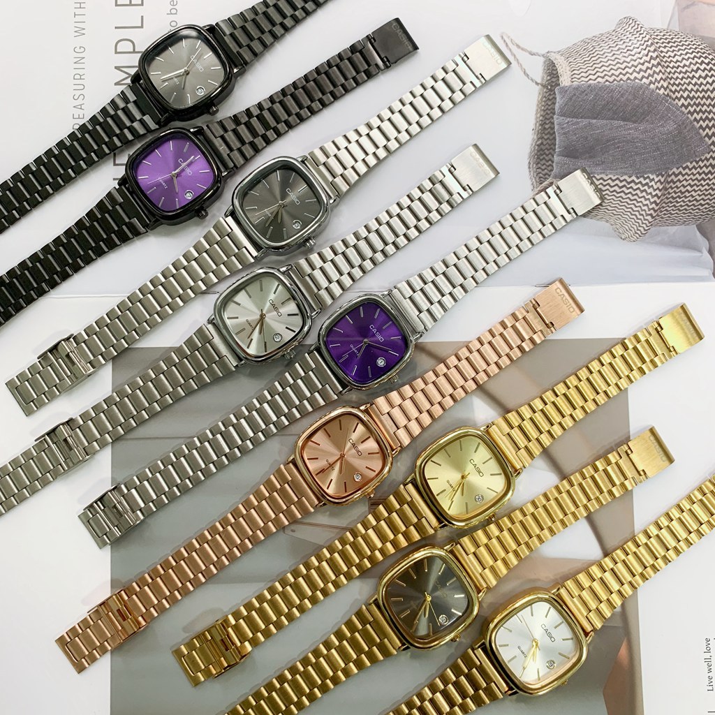 A138 Light Luxury, Unique, Retro, Simple and Trendy Small Square Watch ...