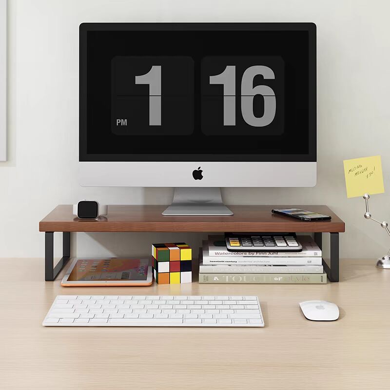 Computer Monitor Elevated Monitor Base Home Office Storage Rack ...