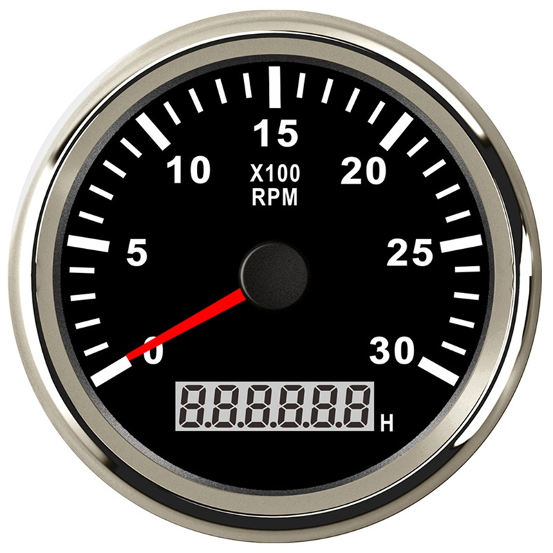 85mm Diesel or Gasoline Engine Rev Counters 0-3000RPM Pointer ...