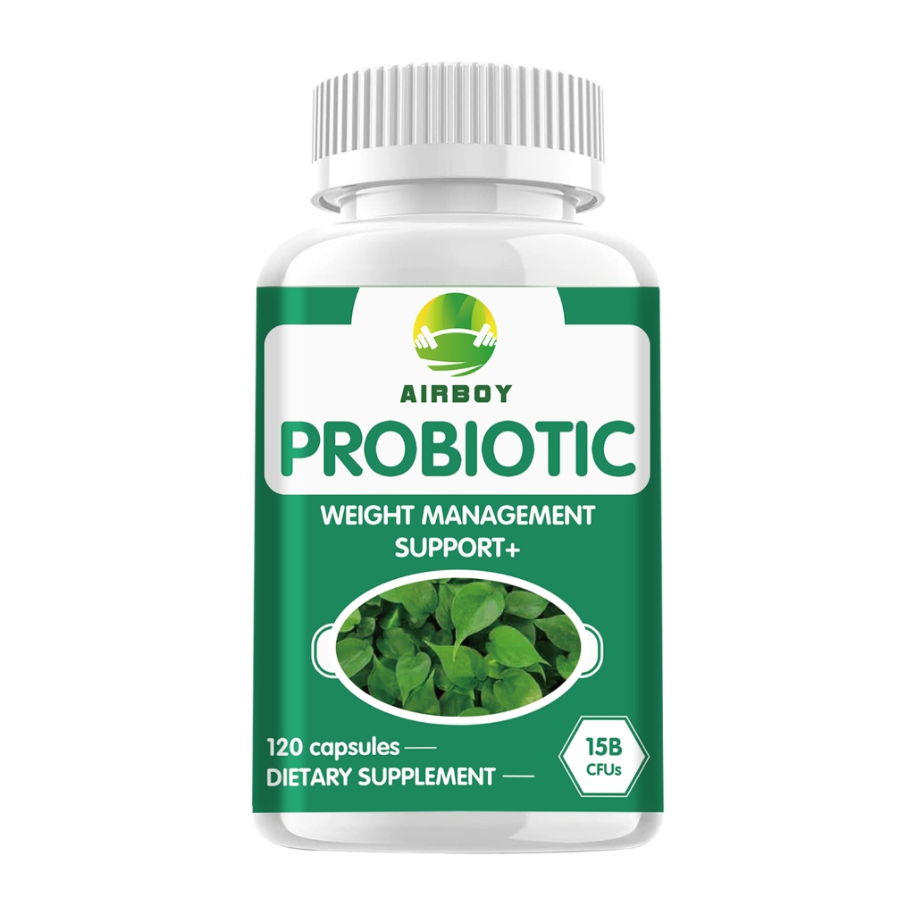 PROBIOTIC - Green Tea and Cayenne Pepper - Natural Digestive Capsules ...