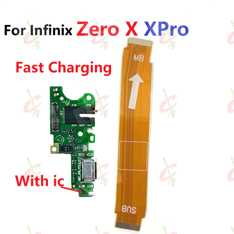 Charging board flex for Infinix Zero X Pro X6811 Main board Mainboard ...