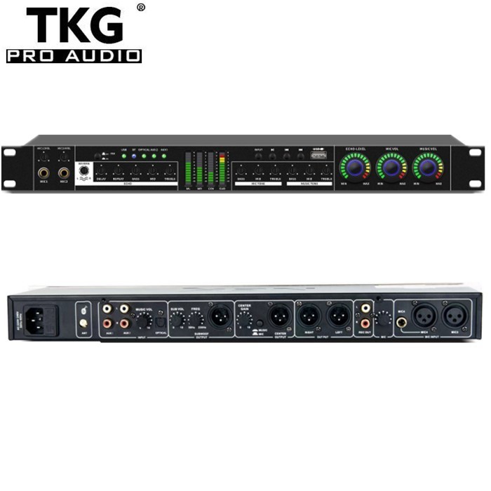 TKG FX12 anti howling bluetooth USB function professional effector speaker dj sound system audio ...