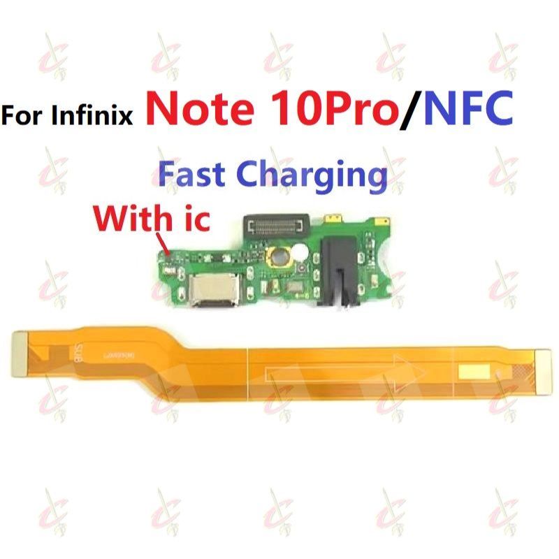 Charging board flex for Infinix Note 10 Pro NFC Main board Mainboard ...