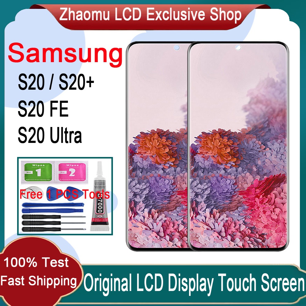 OLED Samsung Galaxy S20 4G 5G S20 Plus 4G 5G S20 FE 4G 5G S20 Ultra 4G 5G LCD Display Touch ...