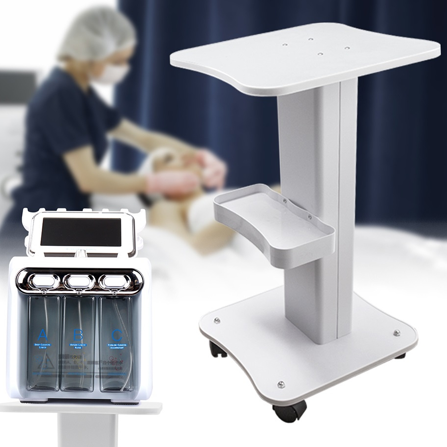 Professional ABS Beauty Salon Trolley Salon Pedestal Rolling Cart Wheel ...