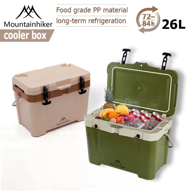 MOUNTAINHIKER Camping Cooler Box Portable Outdoor Insulated ...