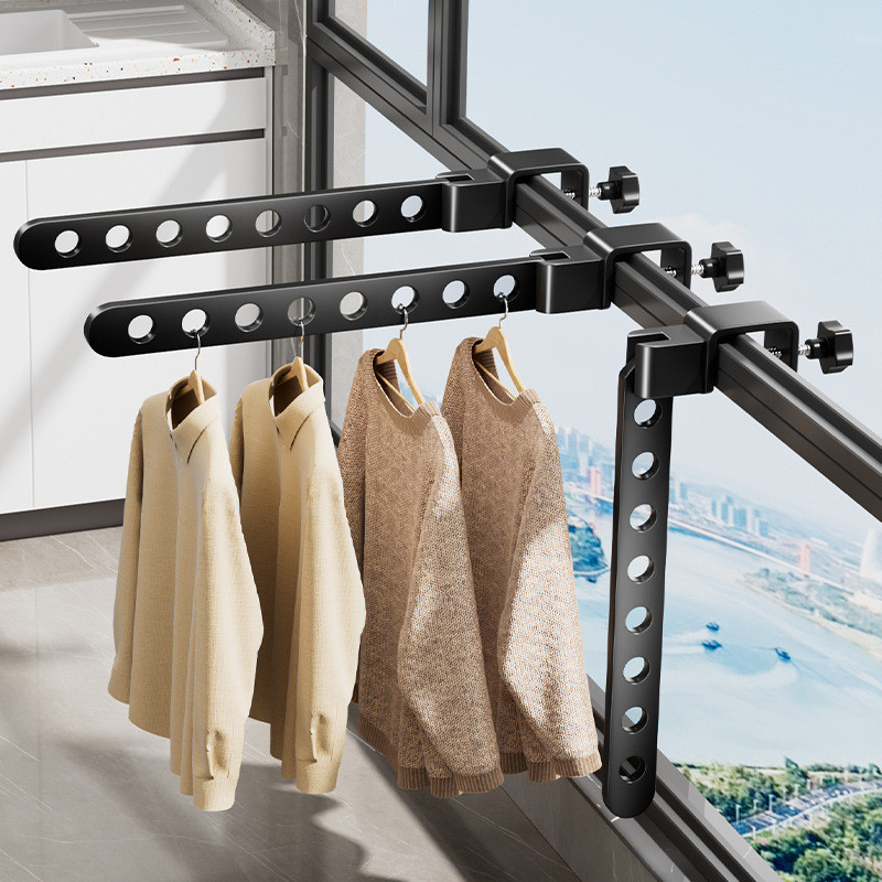 Balcony Drying Rack Outside Window Drying Handy Tool Window Drying ...