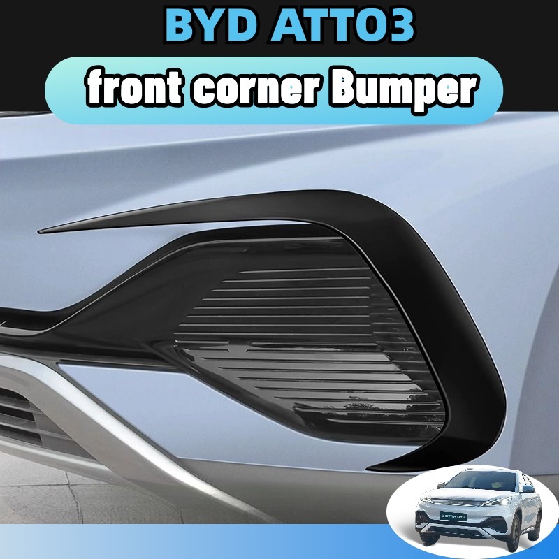 BYD Atto 3 Carbon Fiber Pattern Bumpers Decoration Front Wheel Side Air ...