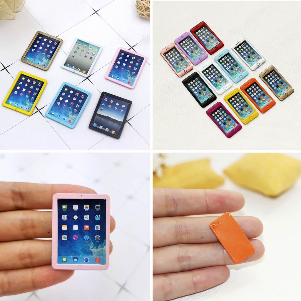 Doll House Ipad Mobile Phone Model Toy,for Labubu DIMOO WORLD Crybaby ...