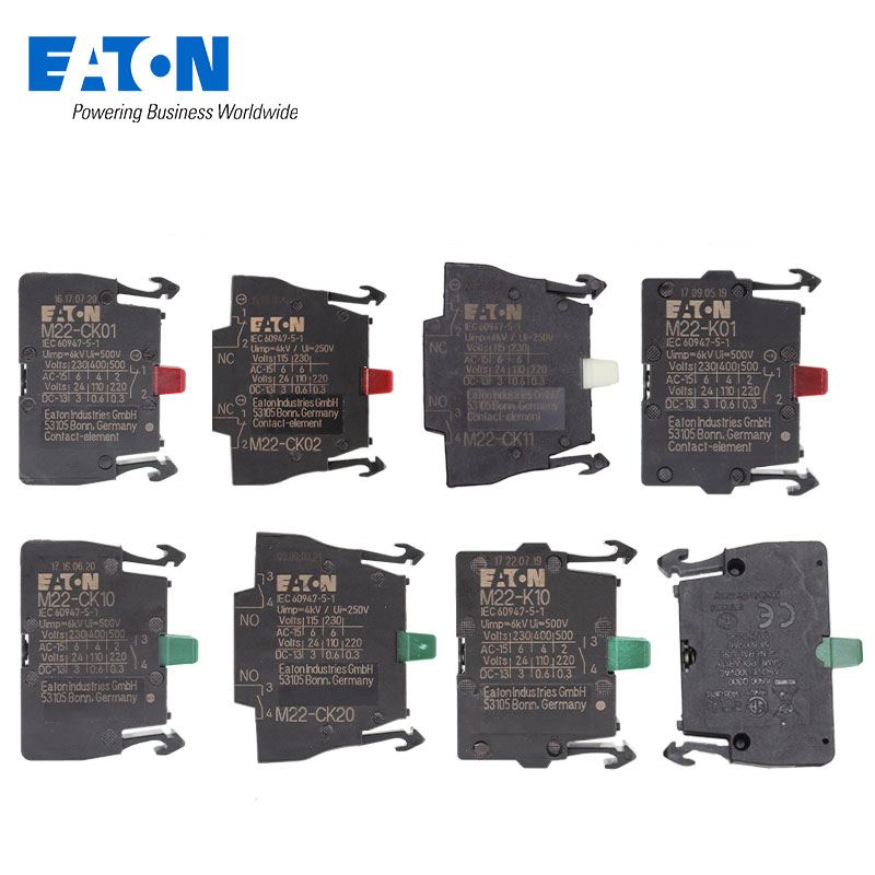 Eaton Auxiliary Contact M22-K10 K01 M22-KC10 KC01 M22-CK11 CK01 CK10 ...