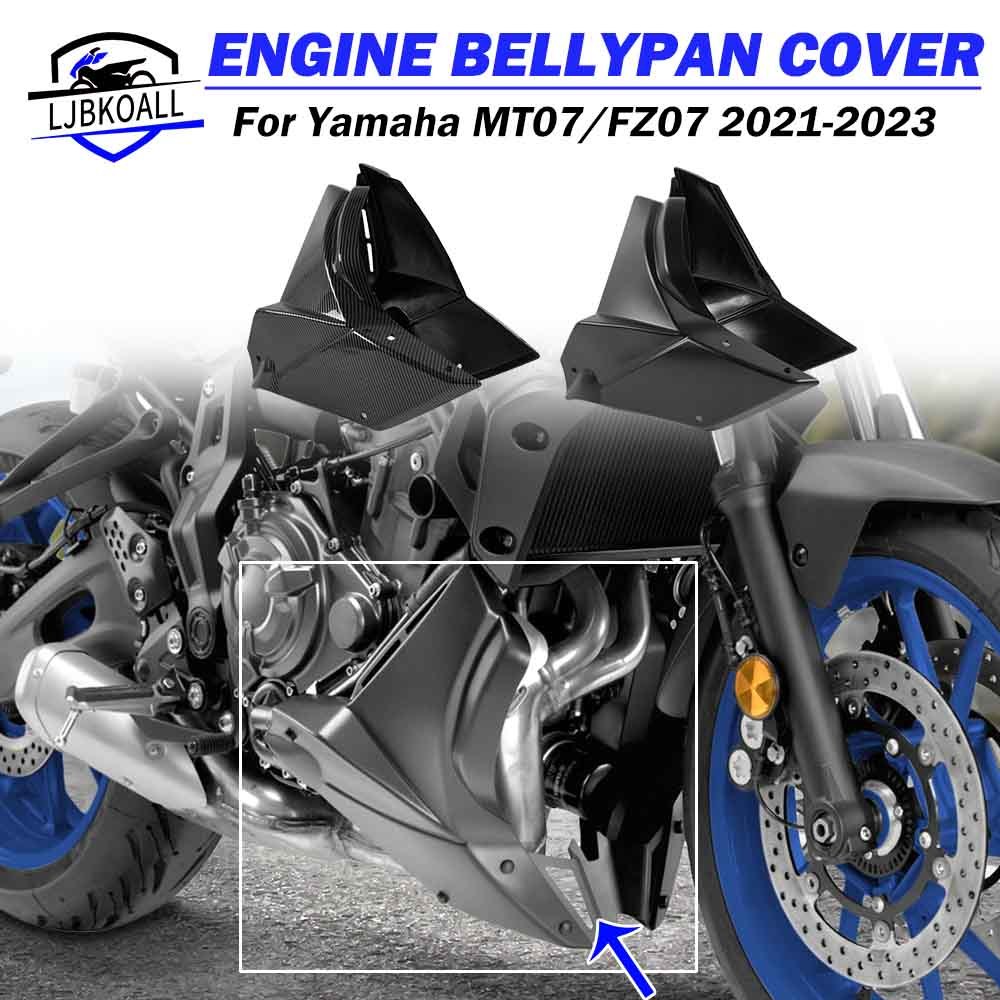 LJBKOALL Motorcycle Chassis Protector Guard Cover Engine Spoiler Belly ...