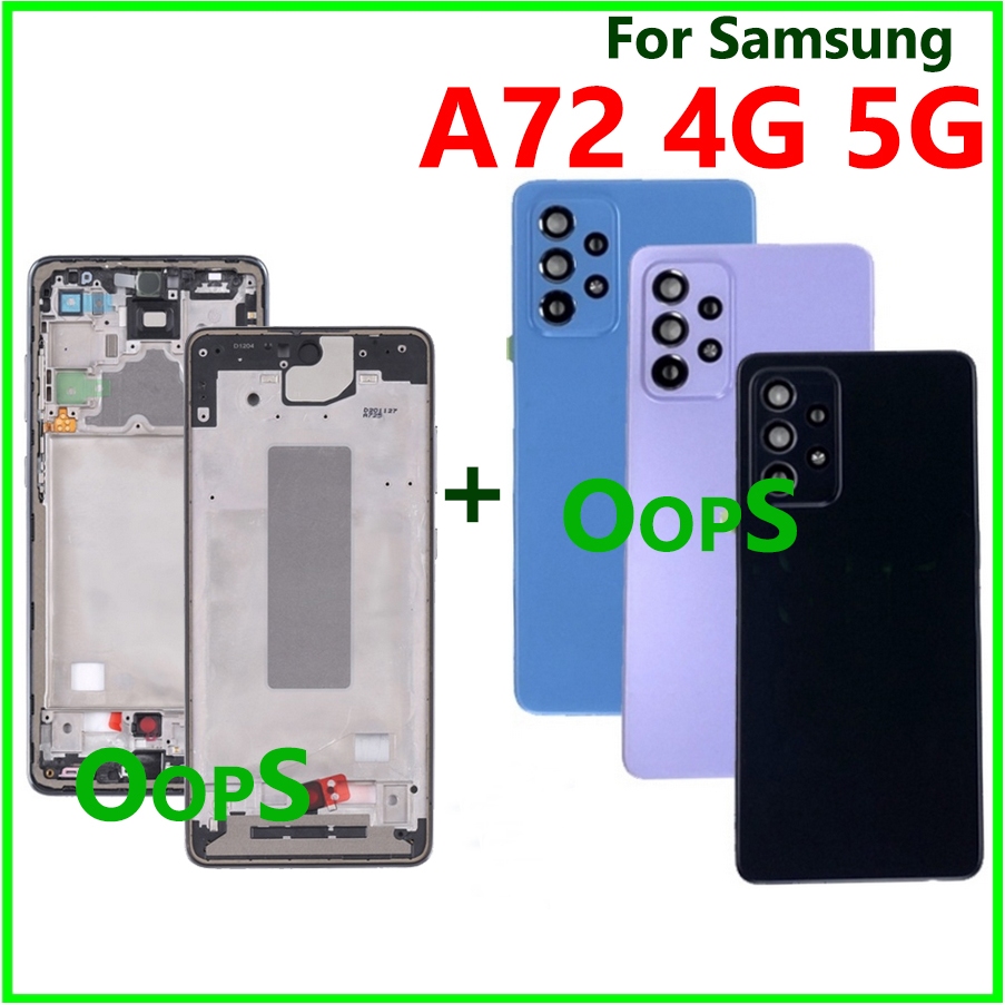 Full Housing For Samsung Galaxy A72 4G 5G A725 A726 LCD Middle Front ...