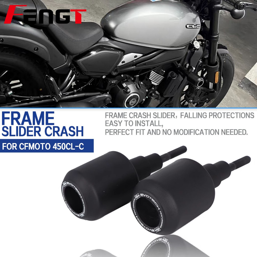 For CFMOTO 450CLC 450CL-C Frame Slider Crash Protector For CF-MOTO 450 CLC CL-C 2023 2024 ...