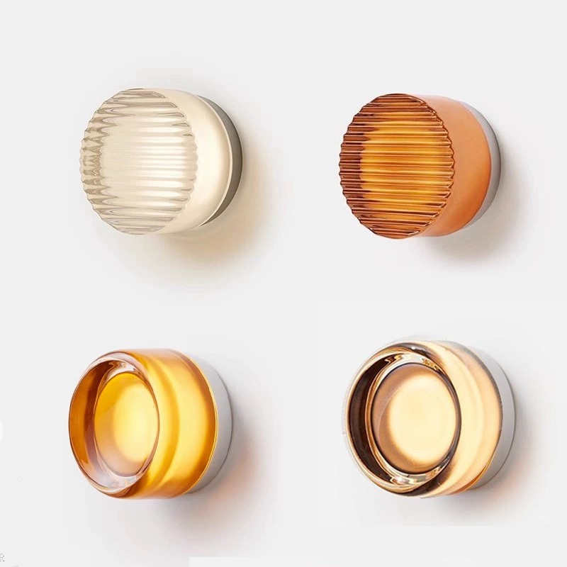 Nordic Wall Light Modern Acrylic Round LED Lights Simple Bedroom ...