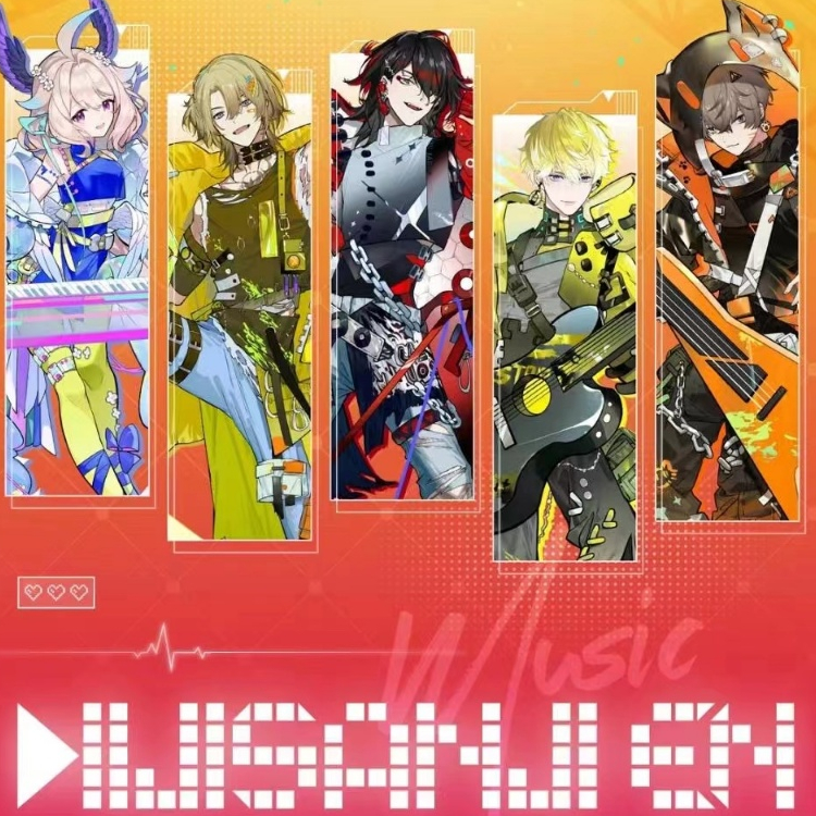 【CHAOS】NIJISANJI EN×Dimension Poptown Goods Vox Enna Luca Sonny Alban Luxiem Noctyx | Shopee ...