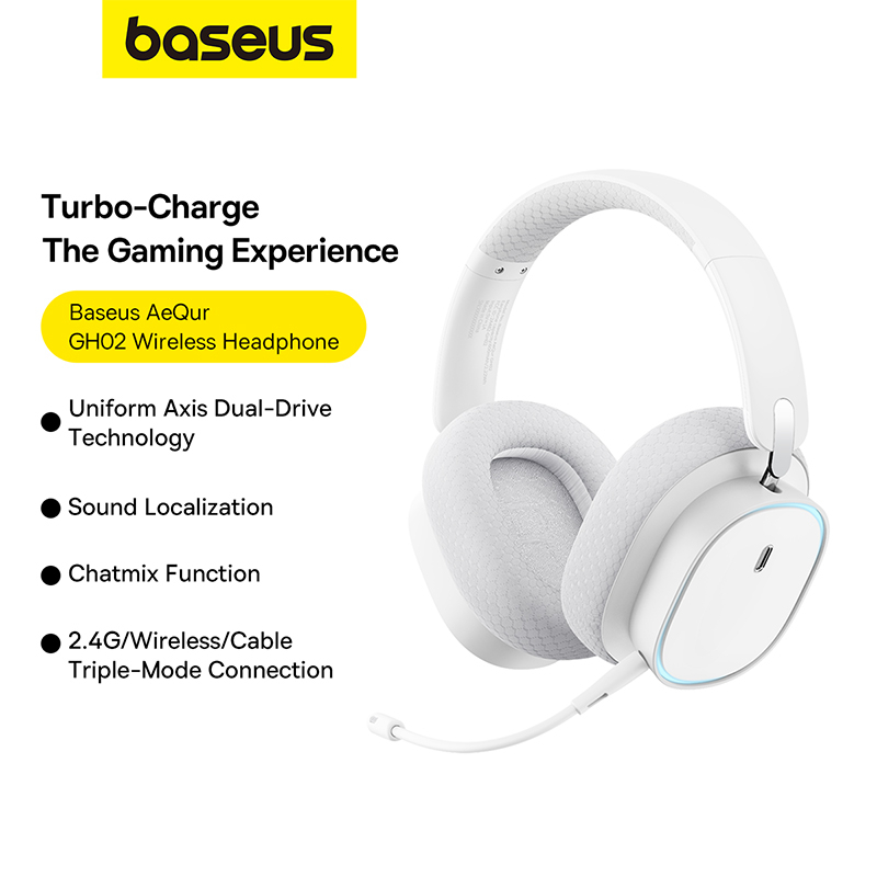 Baseus AeQur GH02 Gaming Wireless Headphone High Quality Sound 4 ...