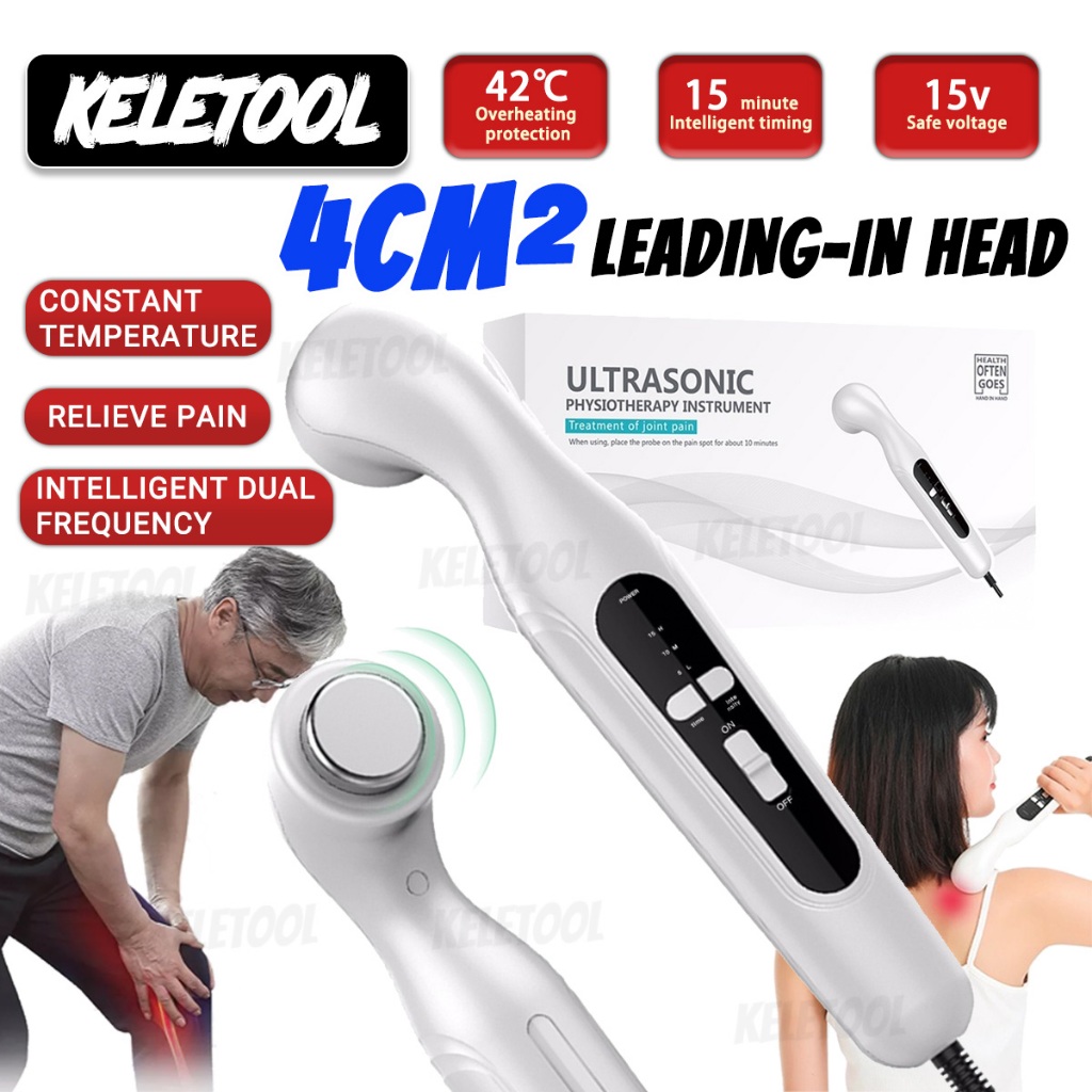 Massage gun Ultrasonic Body Pain Therapy Device Physiotherapy Equipment ...
