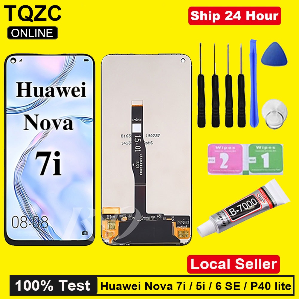 TQZC Original LCD For Huawei Nova 7i / Nova 5i / Nova 6 SE / Huawei P40 lite LCD Display Touch ...