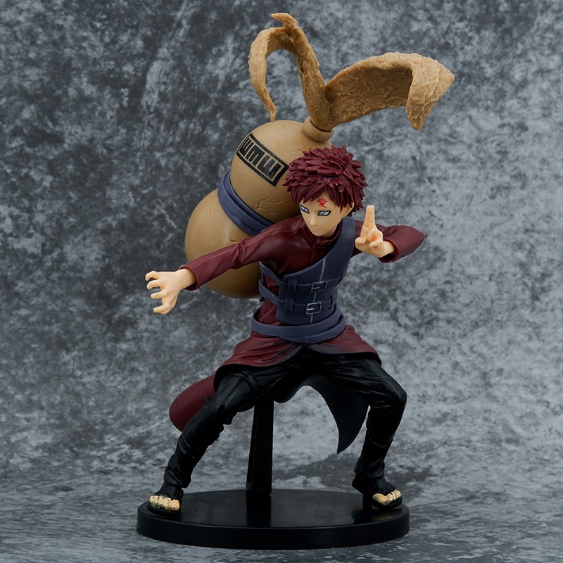22cm Anime Naruto Figure Gaara PVC Action Figure Fighting Form Gourd ...
