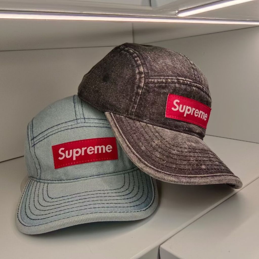 Korean Version Simple Letter Patch Washed Denim Baseball Cap Summer ...