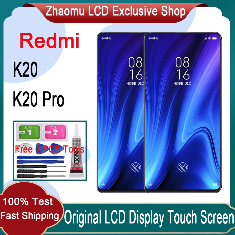 Original AMOLED Redmi K20 K20 Pro LCD Display Touch Screen With Frame ...