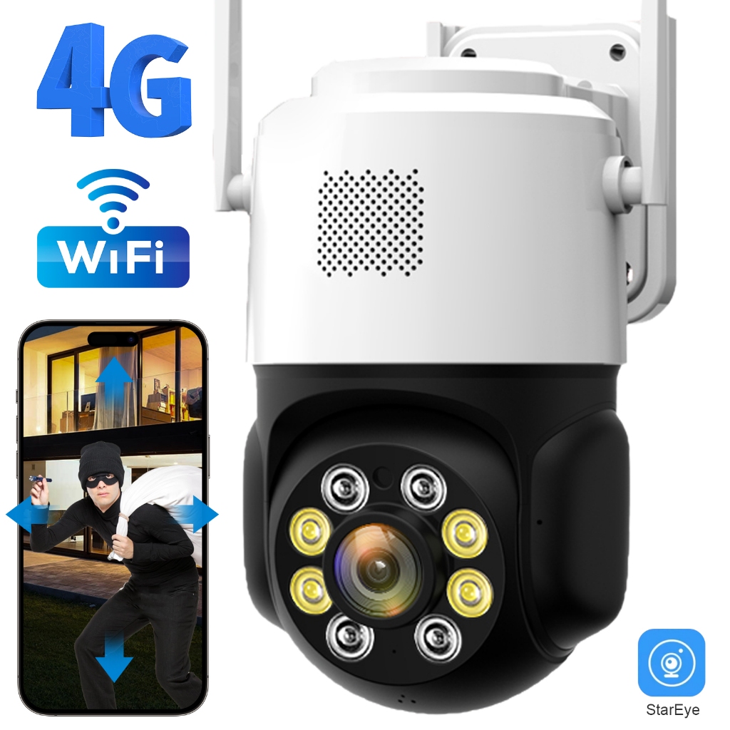 Wireless CCTV Outdoor waterproof Night Vision Remote Monitoring Home 4G ...