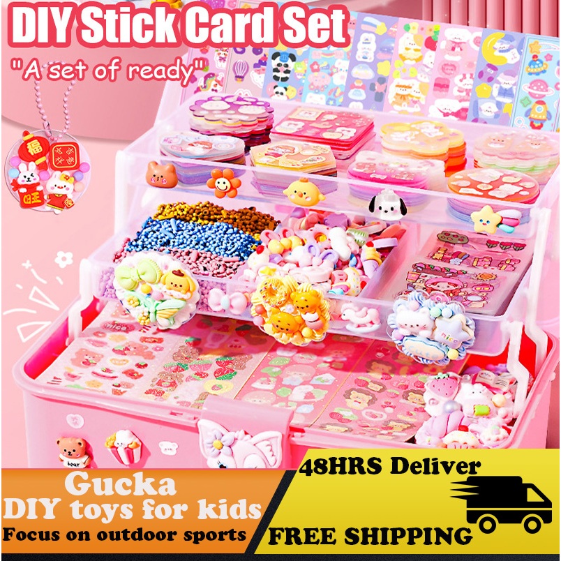 ♛Local stock ♛ Guka 1008PCS Full Set Gooka Keychain Set Sticker Kids ...