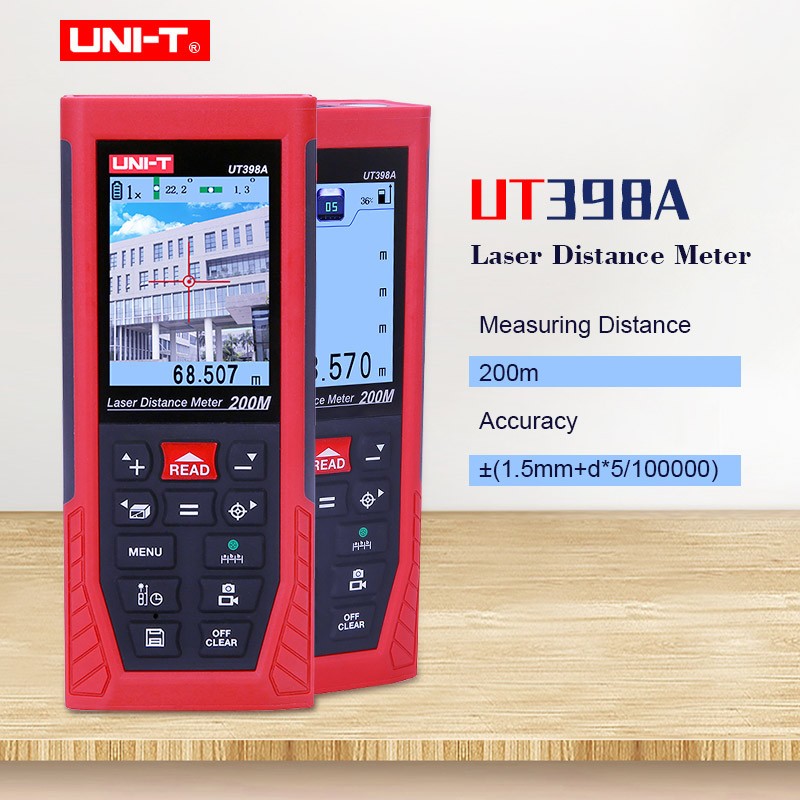 【Professional 】UNI-T UT398A Laser Distance Meter 200M rangefinders ...