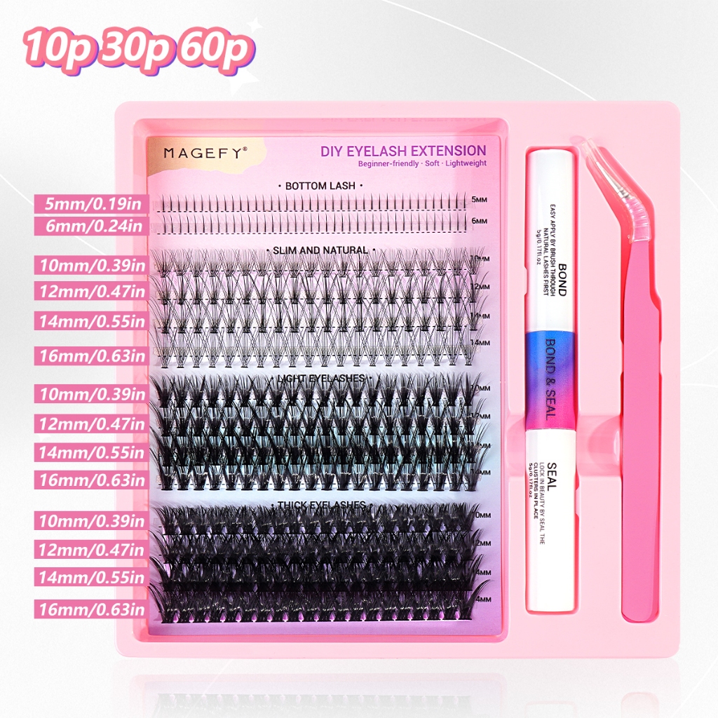 MAANGE 5-16 mm C-Level Curl Lash Extension Classic Eyelash Extensions ...