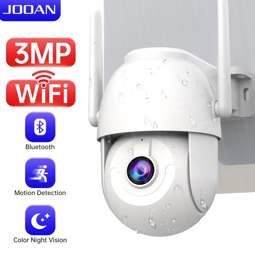 Jooan CCTV Wireless Outdoor Camera Safety IP Camera Full Color Alarm ...