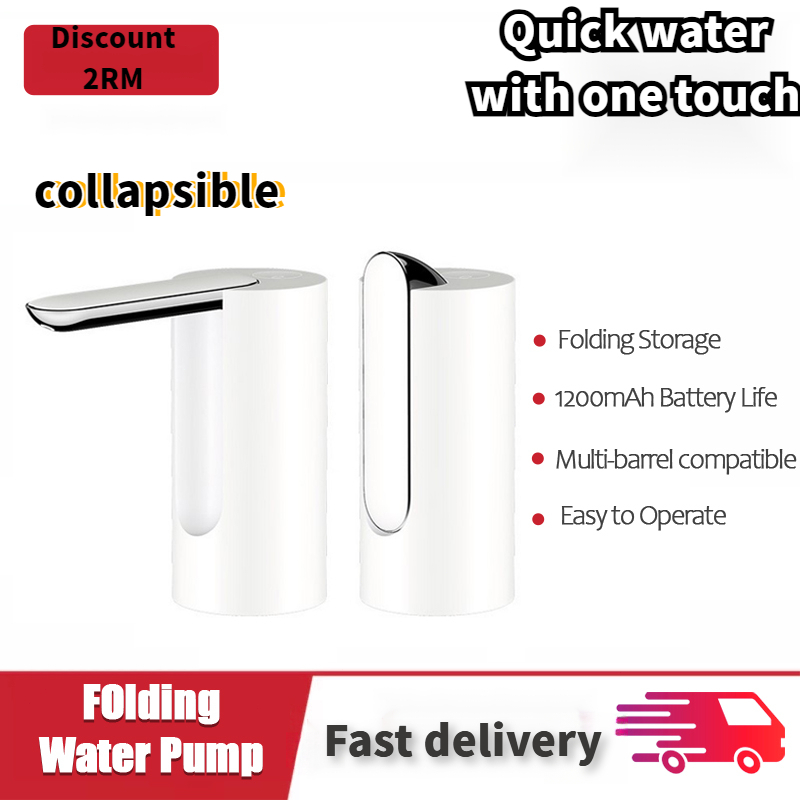 Automatic foldable water dispenser, water pump, water bottle pump, USB ...